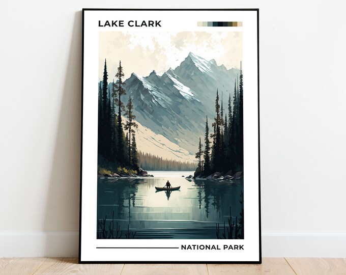 Lake Clark National Park Poster - Etsy