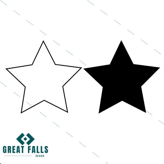 5 Point Star SVG Files Cut Files Vector Files Vector - Etsy Australia