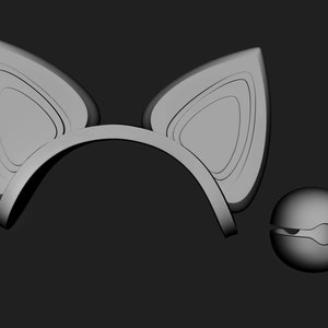 Battle Cat Bunny Jinx Ears 3D Model for Cosplay - Etsy