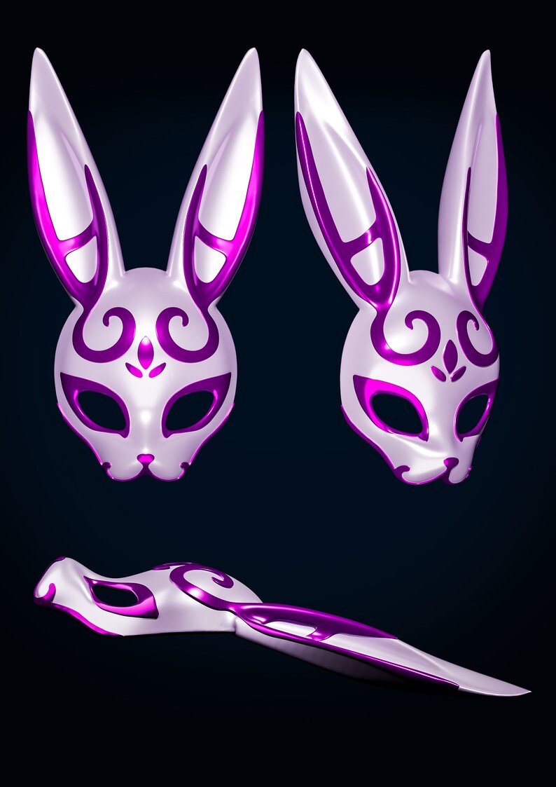 Spirit Blossom Evelynn Props Mask Headpiece 3d Model to Print - Etsy