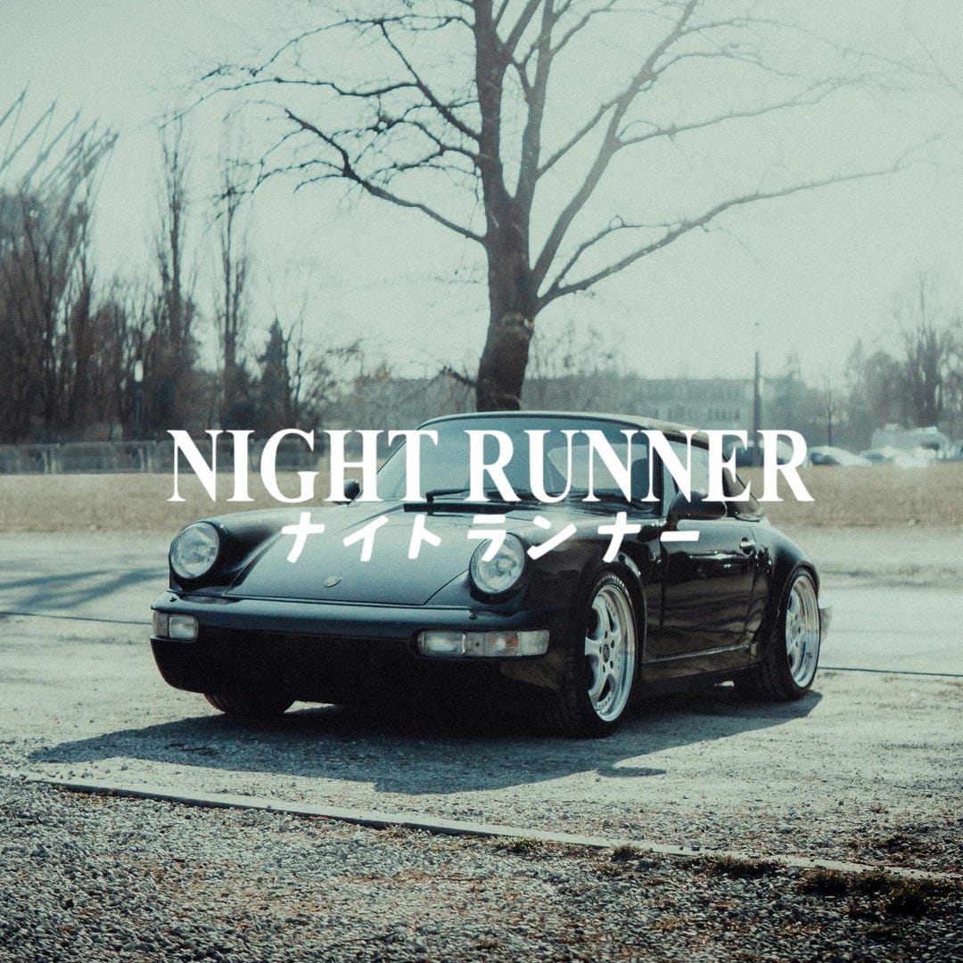 Night Runner Decal - Etsy