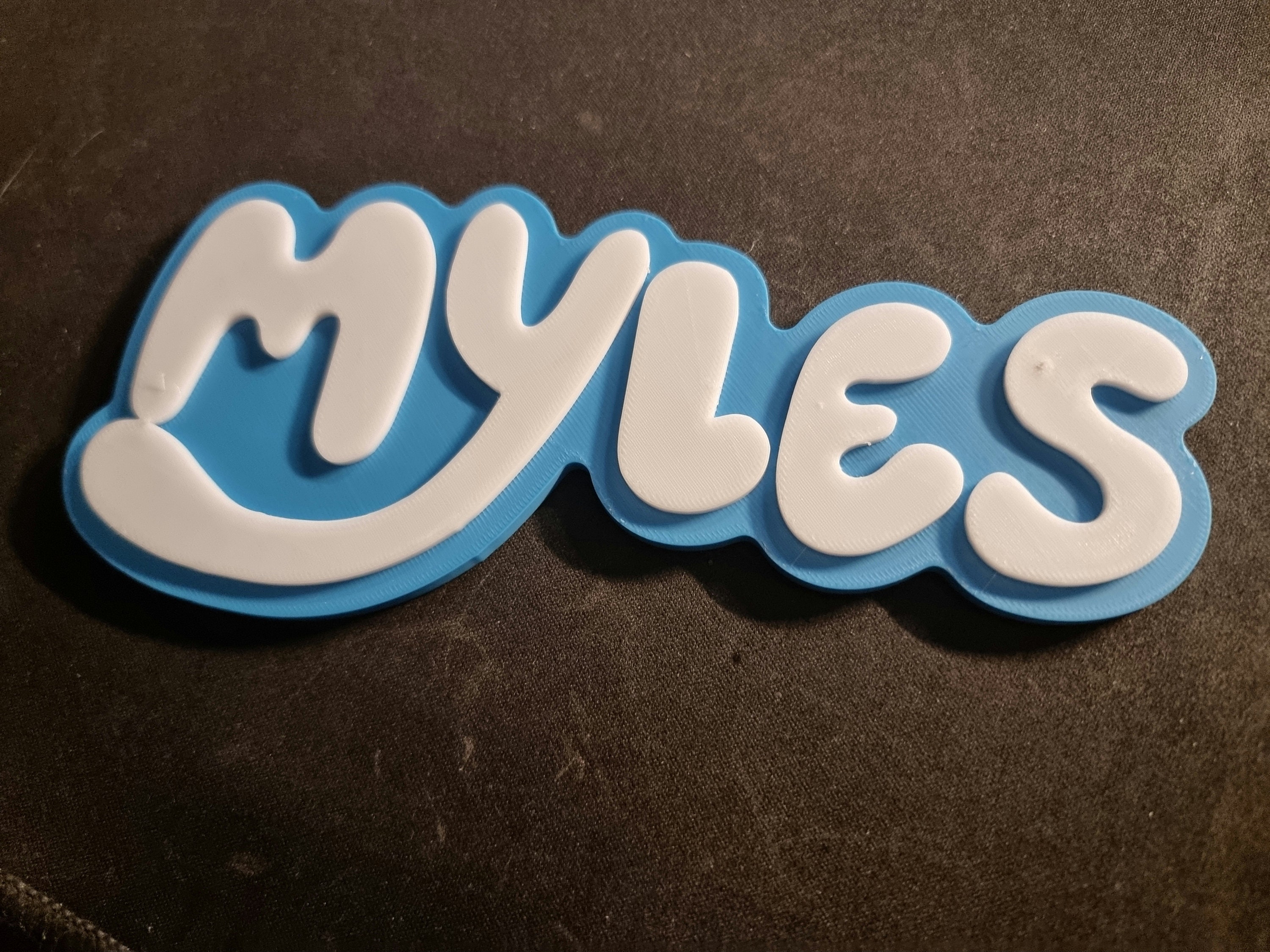 Personalised Bluey Inspired Name Sign - Door Sign - Name Plate - Any ...