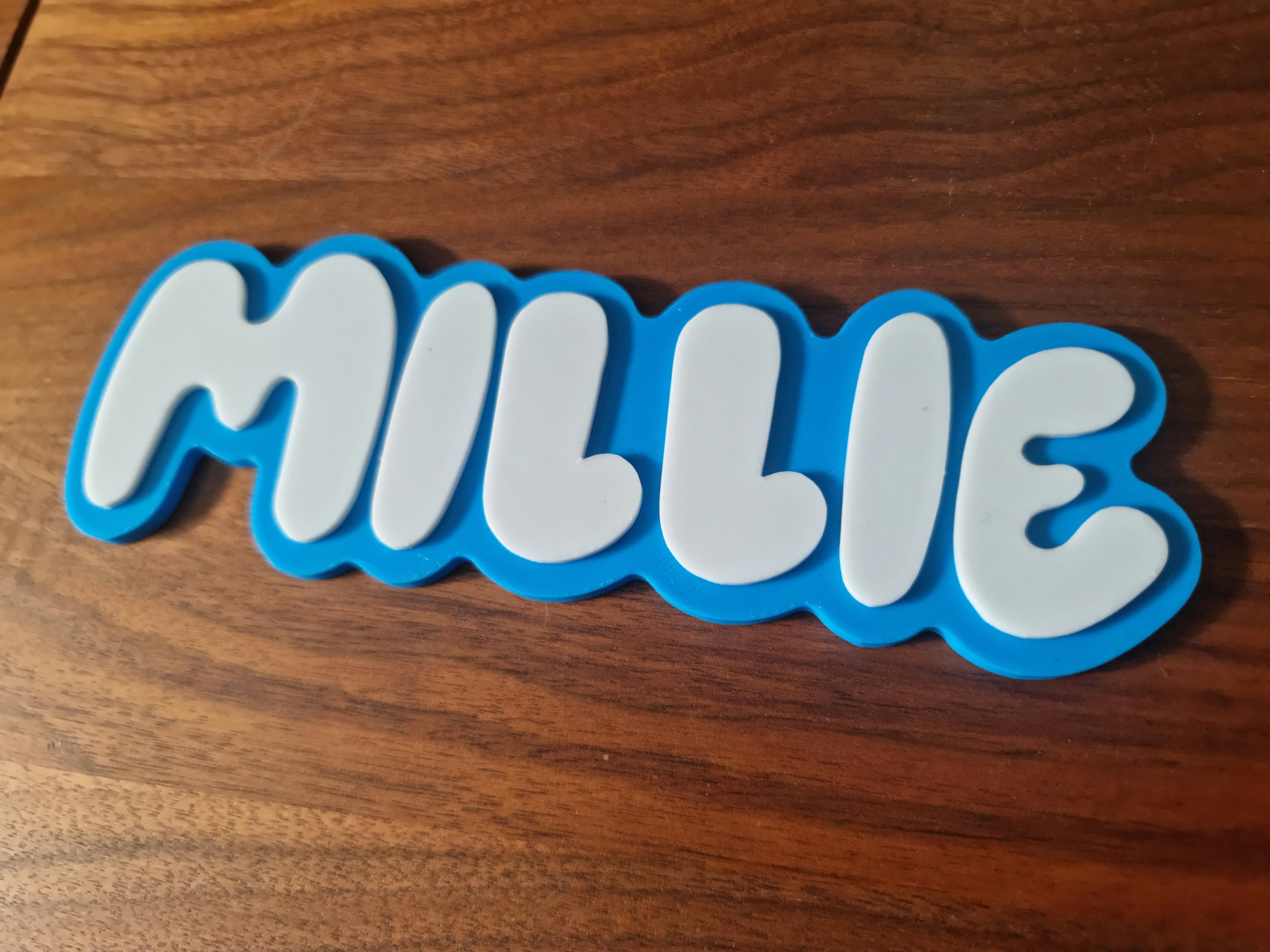 Personalised Bluey Inspired Name Sign - Door Sign - Name Plate - Any ...