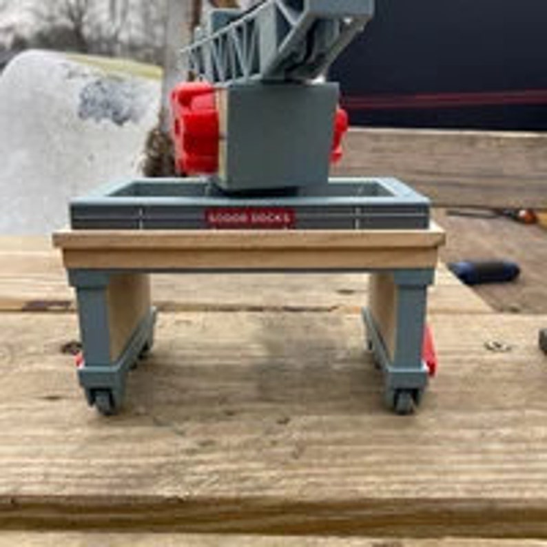 Sodor Docks Rolling Gantry Crane #1 for Thomas & Friends Wooden Railway ...