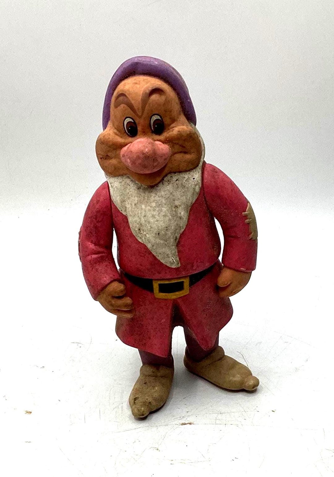 Disney Snow White Grumpy in Red Figurine 6.5 Inches - Etsy