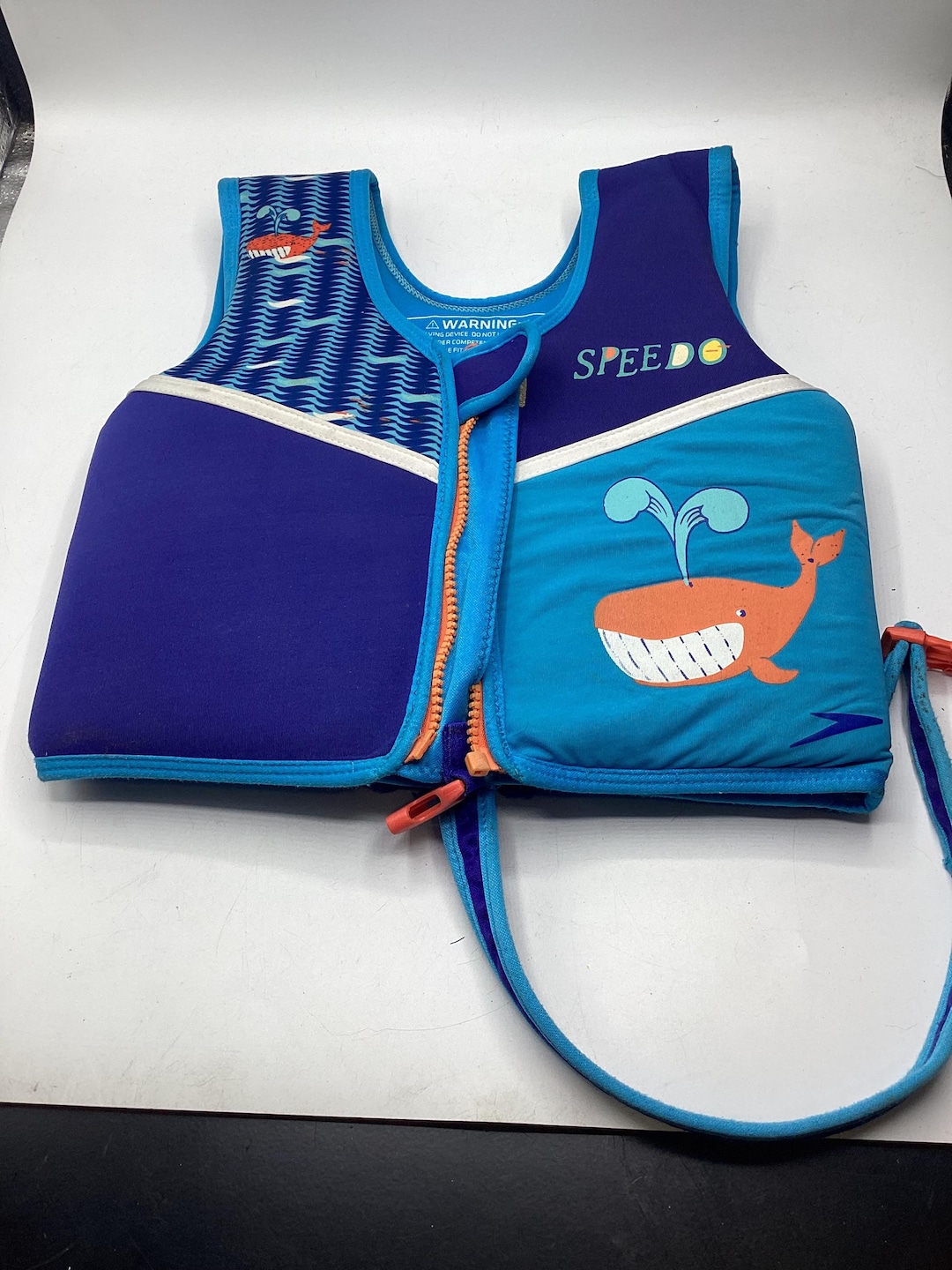 Speedo Blue Kids Life Jacket Vest *tear on Back* - Etsy