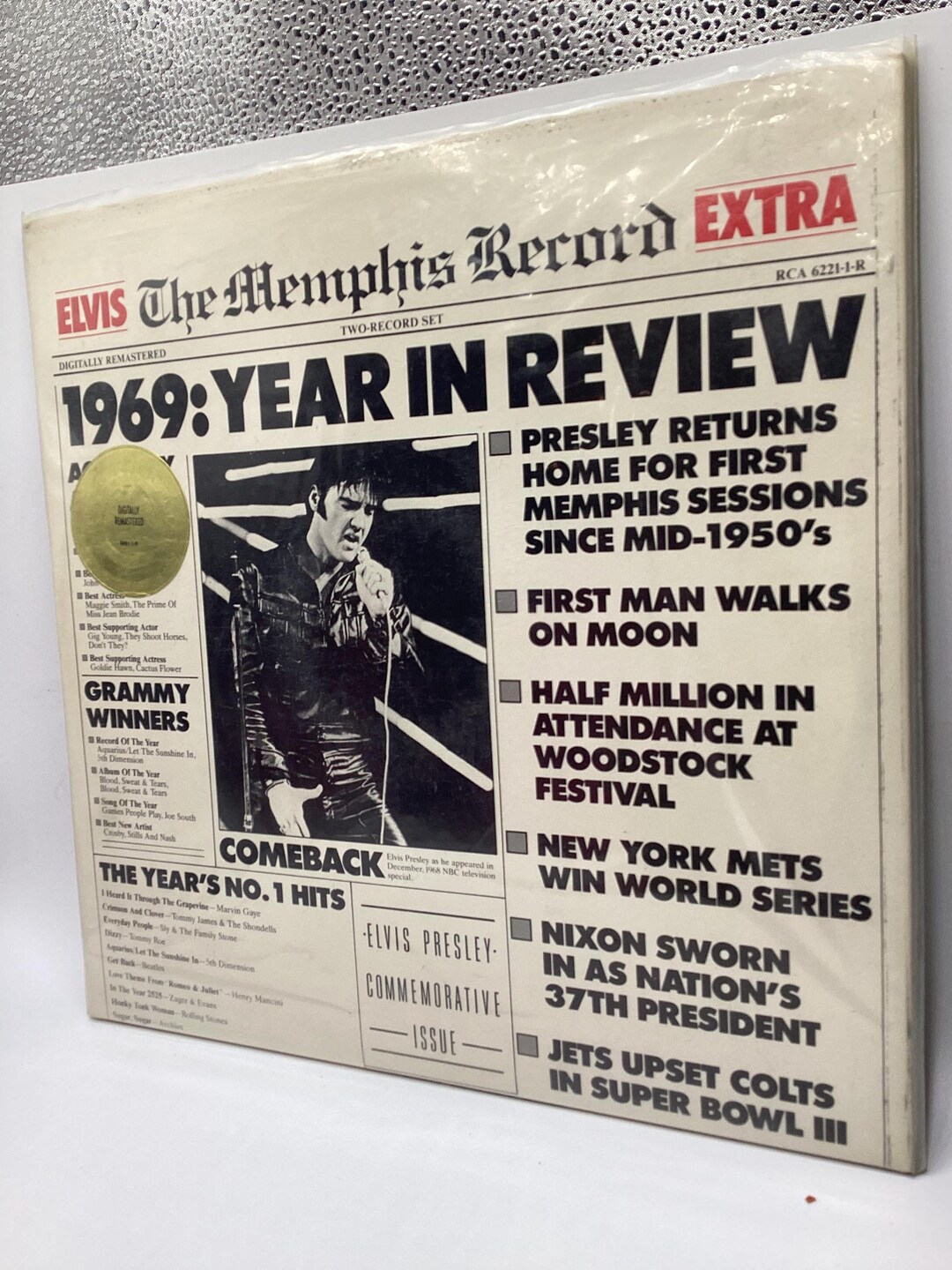 Elvis Presley the Memphis Record Two Record Set RCA 6221-1-R Vinyl ...