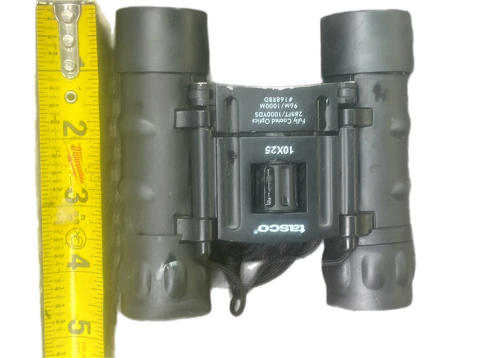 Tasco Black 10x25 Fully Coated Optics 288FT/1000YDS 96M/1000M #168RBD ...