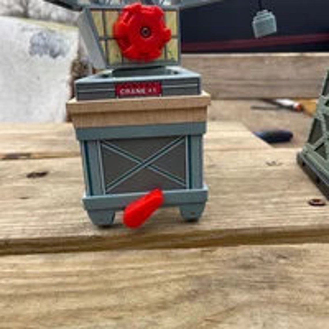 Sodor Docks Rolling Gantry Crane #1 for Thomas & Friends Wooden Railway ...