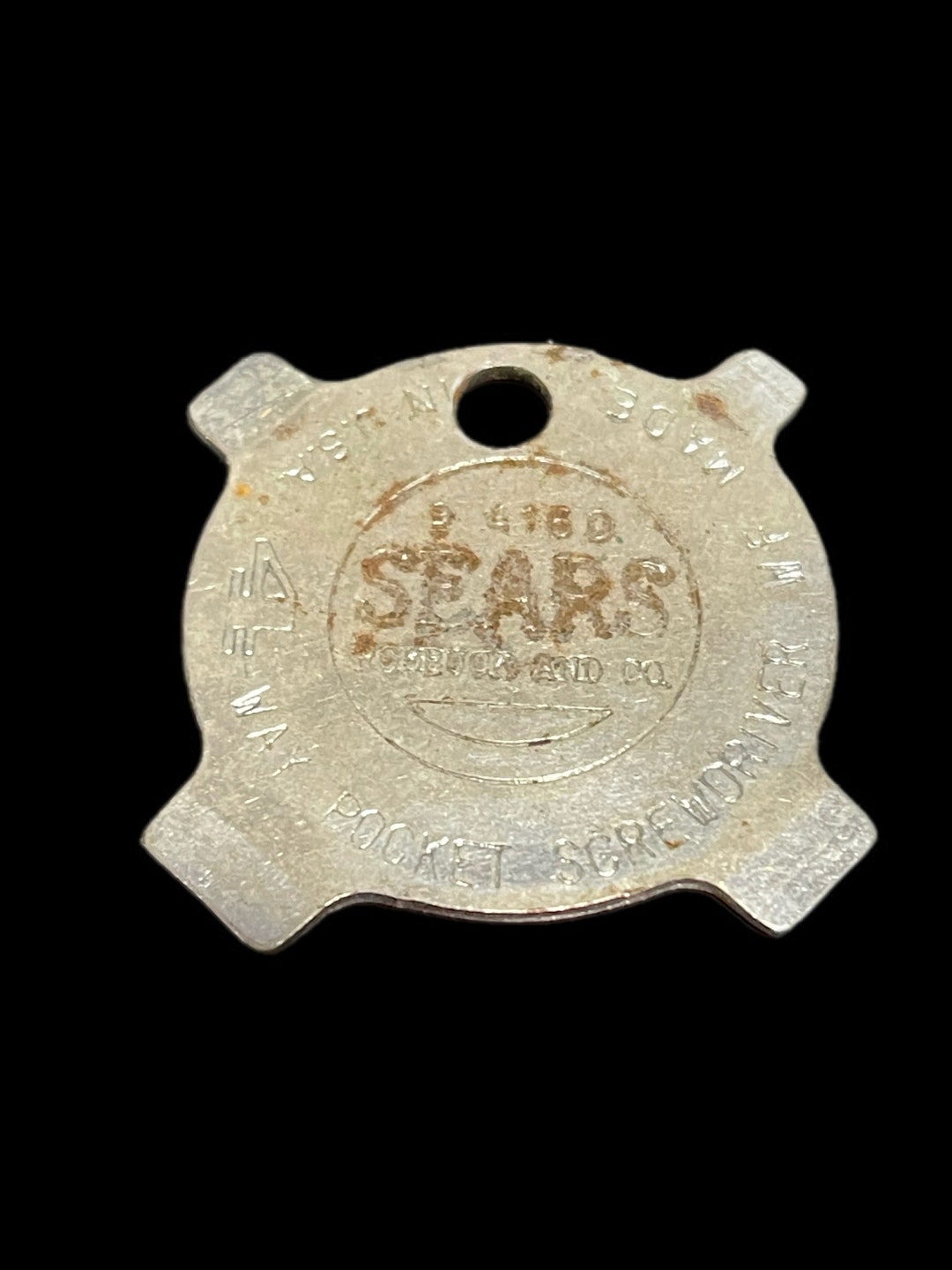Vintage Sears Roebuck & Co. Craftsman 4-way Pocket Screwdriver Keychain ...