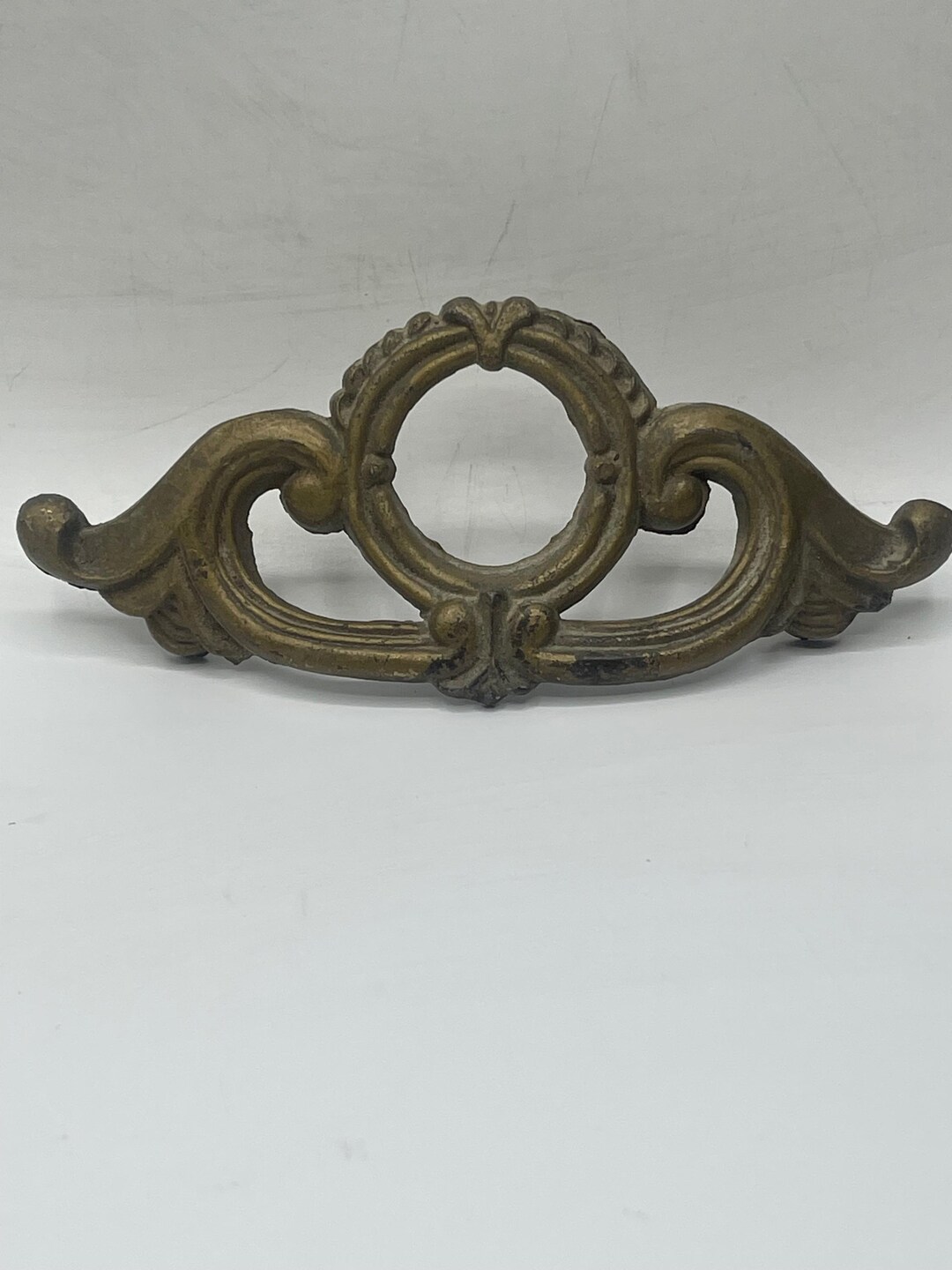 Vintage Gold Tone Circle Cut-out Drawer Pull Handle - Etsy