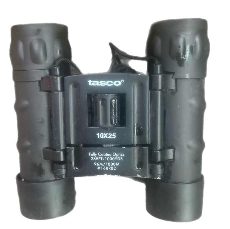 Tasco Black 10x25 Fully Coated Optics 288FT/1000YDS 96M/1000M #168RBD ...