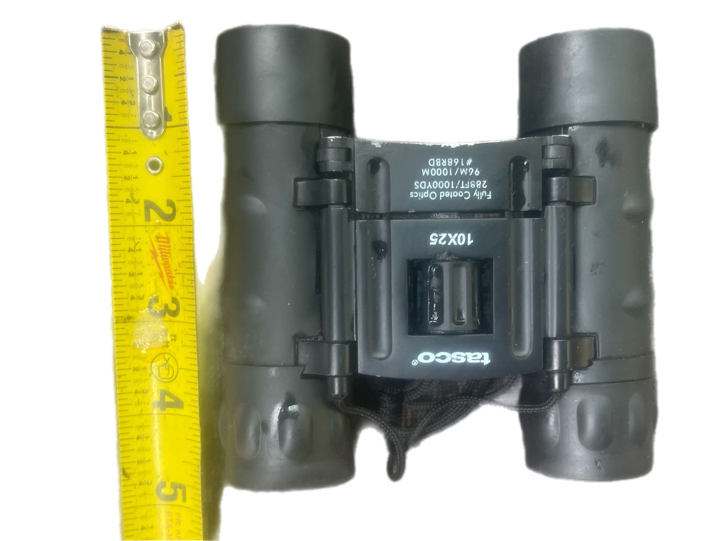 Tasco Black 10x25 Fully Coated Optics 288FT/1000YDS 96M/1000M #168RBD ...