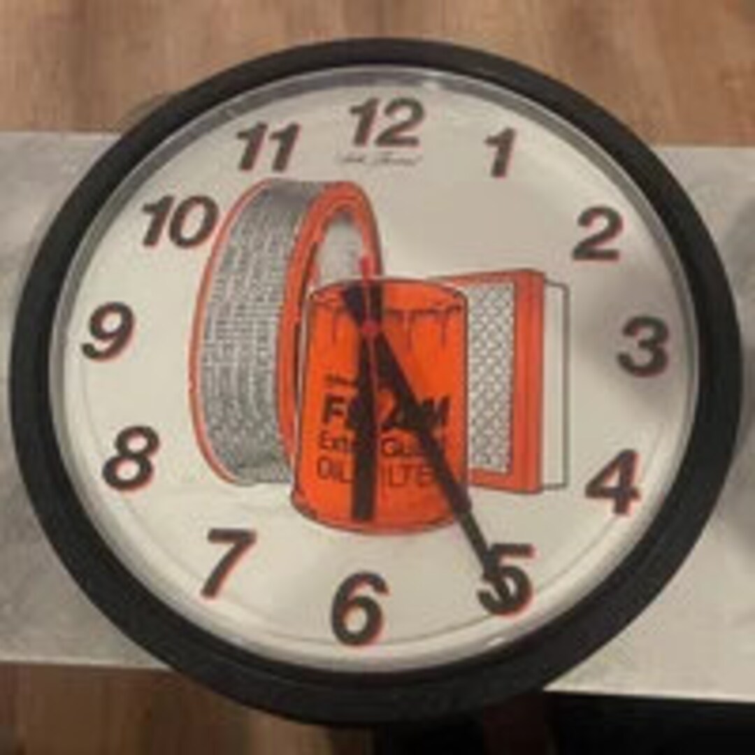 Vintage Seth Thomas Fram Extra Guard Oil Filter Wall Clock 14 Inches - Etsy