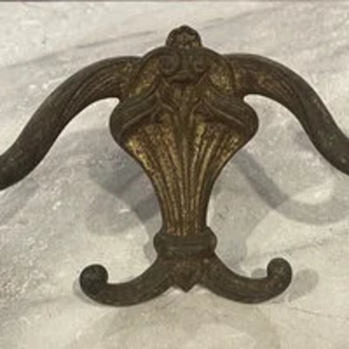2 Antique Victorian Style Metal Coat Hat Hanger With Double Hooks 8 ...