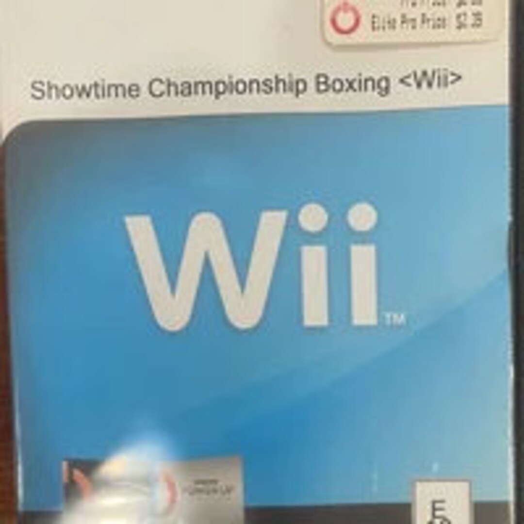 Showtime Championship Boxing for Nintendo Wii Video Game Rated E 10 for ...