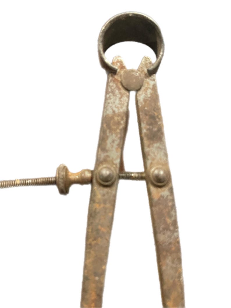 Vintage Metal Spring Divider Compass Caliper Drafting Tool - Etsy