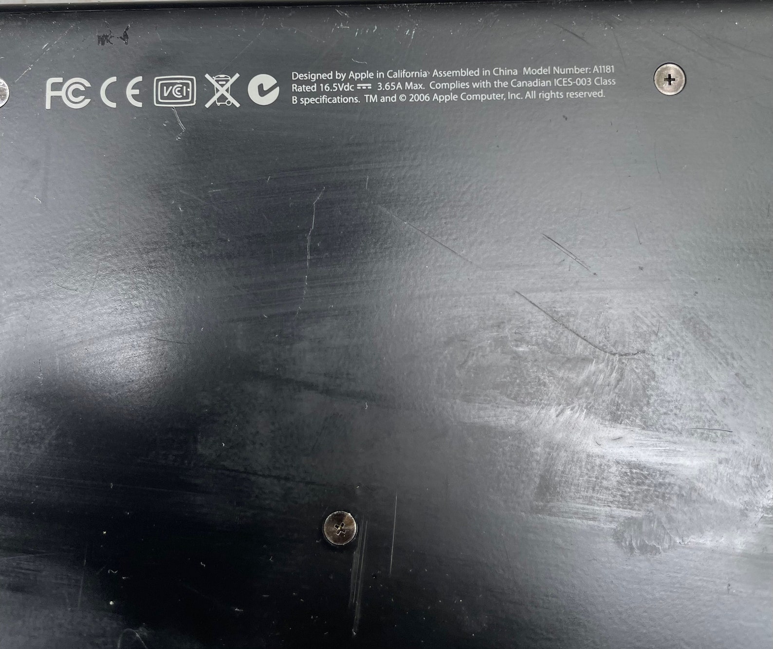 Apple Black MacBook Model No. A1181 2006 - Etsy