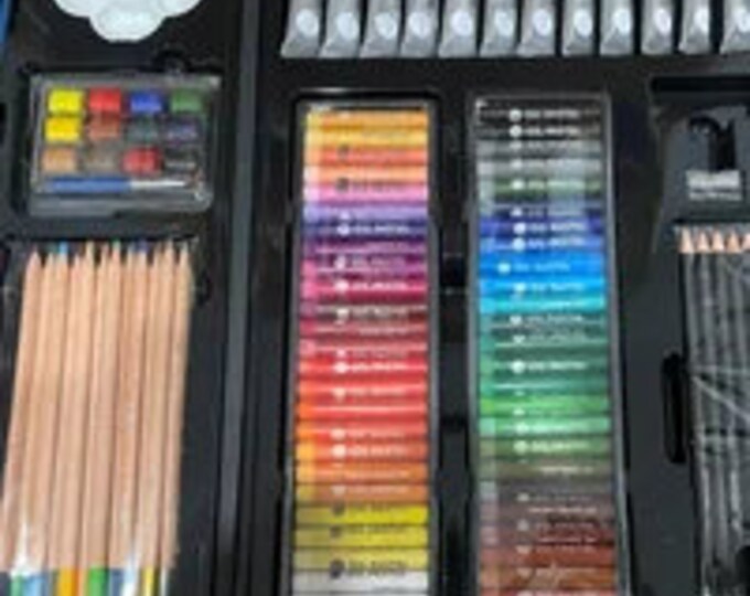 Daler Rowney Simply Art Kit - Oil & Acrylic Paints, Colored Pencils and ...
