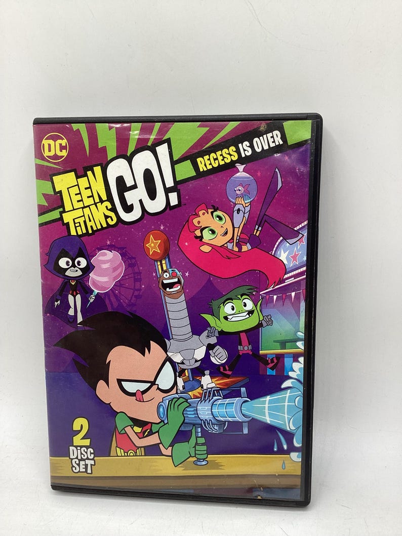 DC Teen Titans Go! Recess is Over 2 Disc Set DVD Video - Etsy