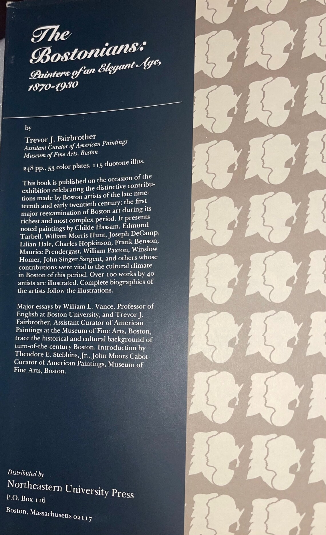 The Bostonians: Painters of an Elegant Age, 1870-1930 by Trevor J ...