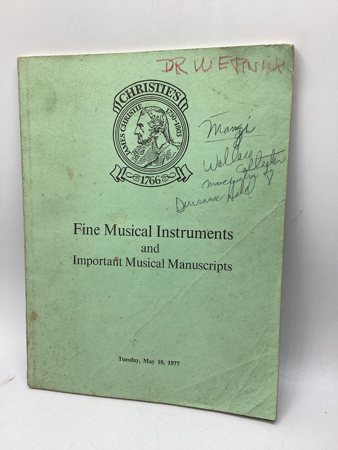 Christie's Fine Musical Instruments and Important Musical Manuscripts ...