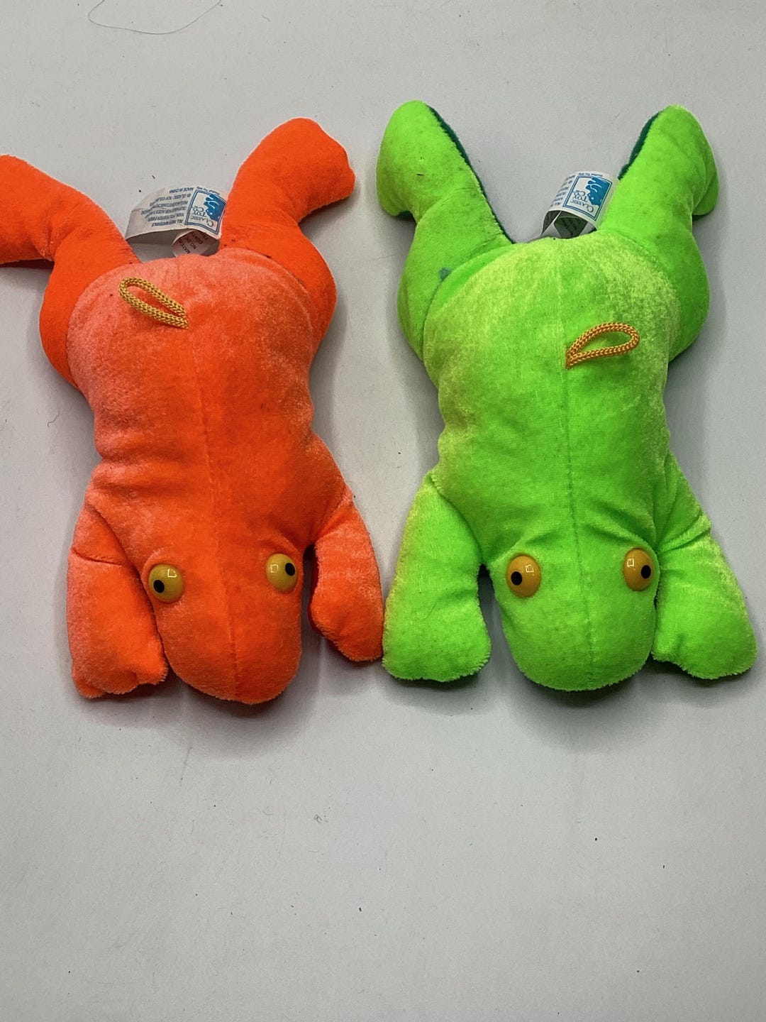 2 Vintage Classic Toy Co., Inc. Frogs Plushies Stuffed Animal - Etsy