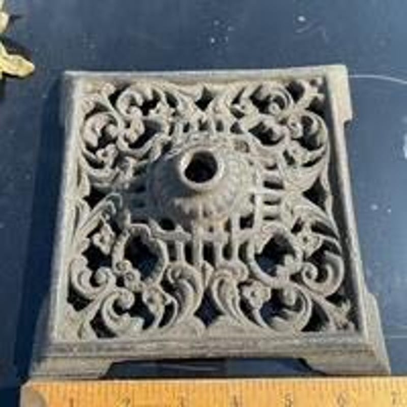 Cast Iron Lamp Base - Etsy