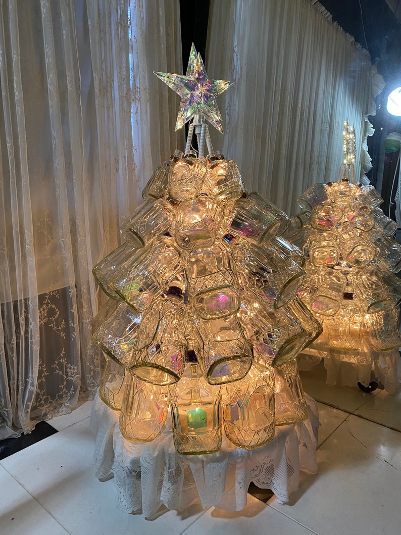 Upcycled Crown Royal Holiday Tree - Etsy