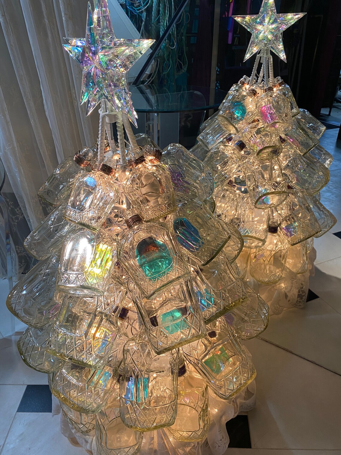 Upcycled Crown Royal Holiday Tree - Etsy