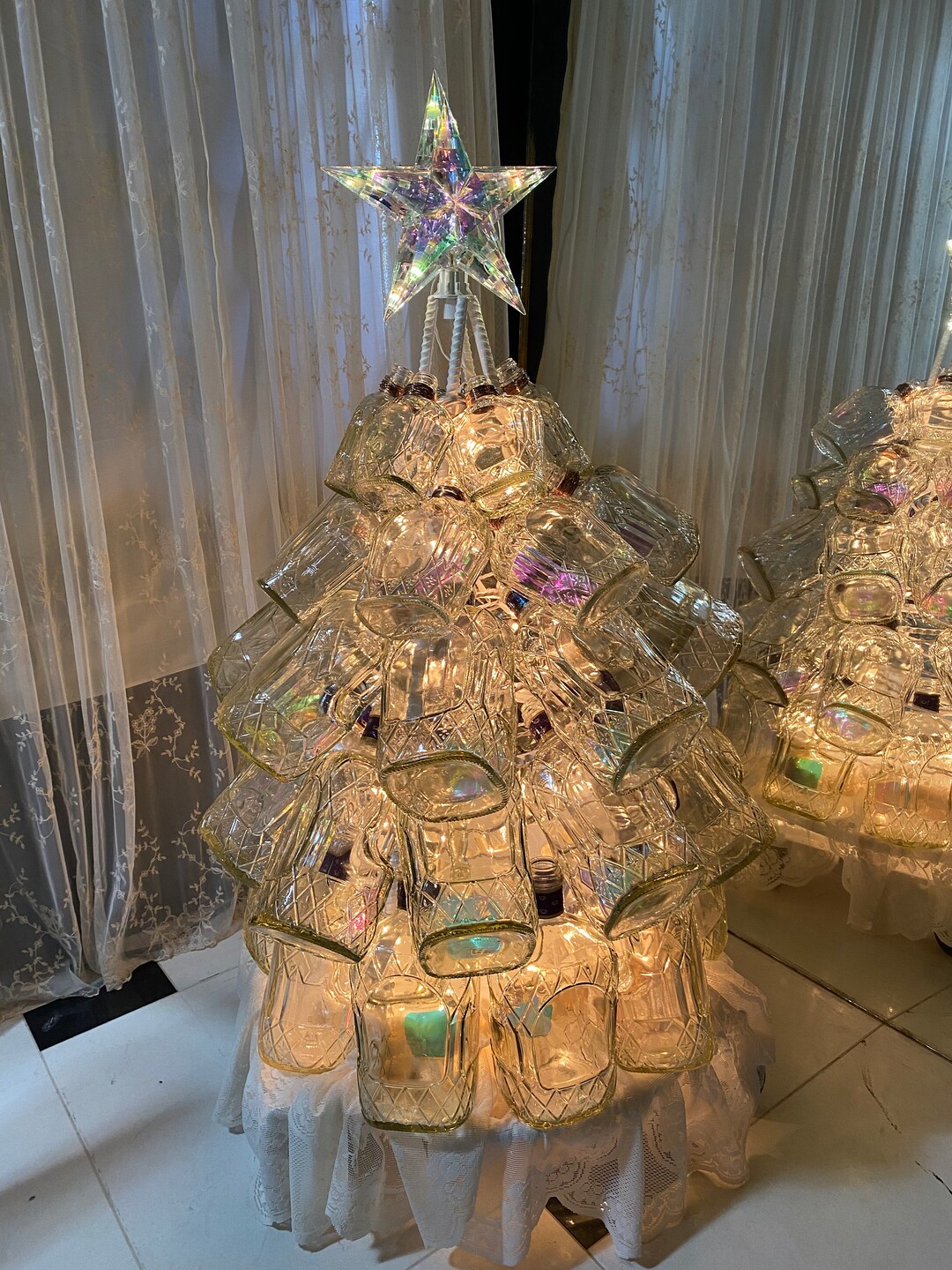 Upcycled Crown Royal Holiday Tree - Etsy