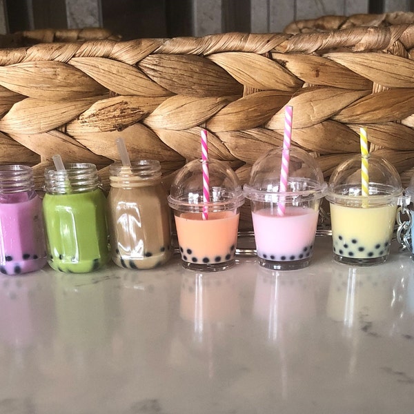 Mini Boba Tea Charm - Etsy