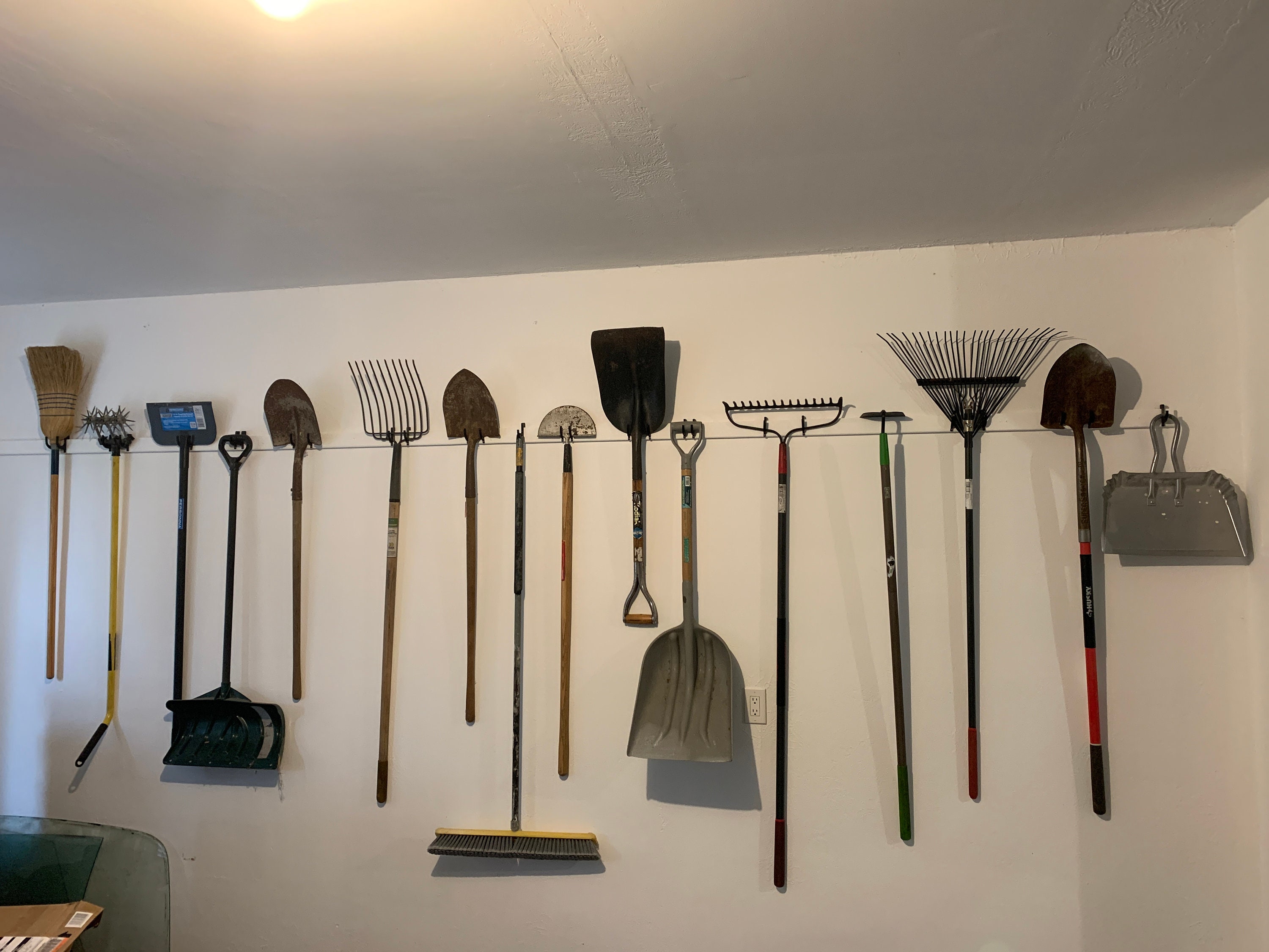 3D Printed Garage Tool Hangers: Yard Tool Organizer, Choose Your Color ...