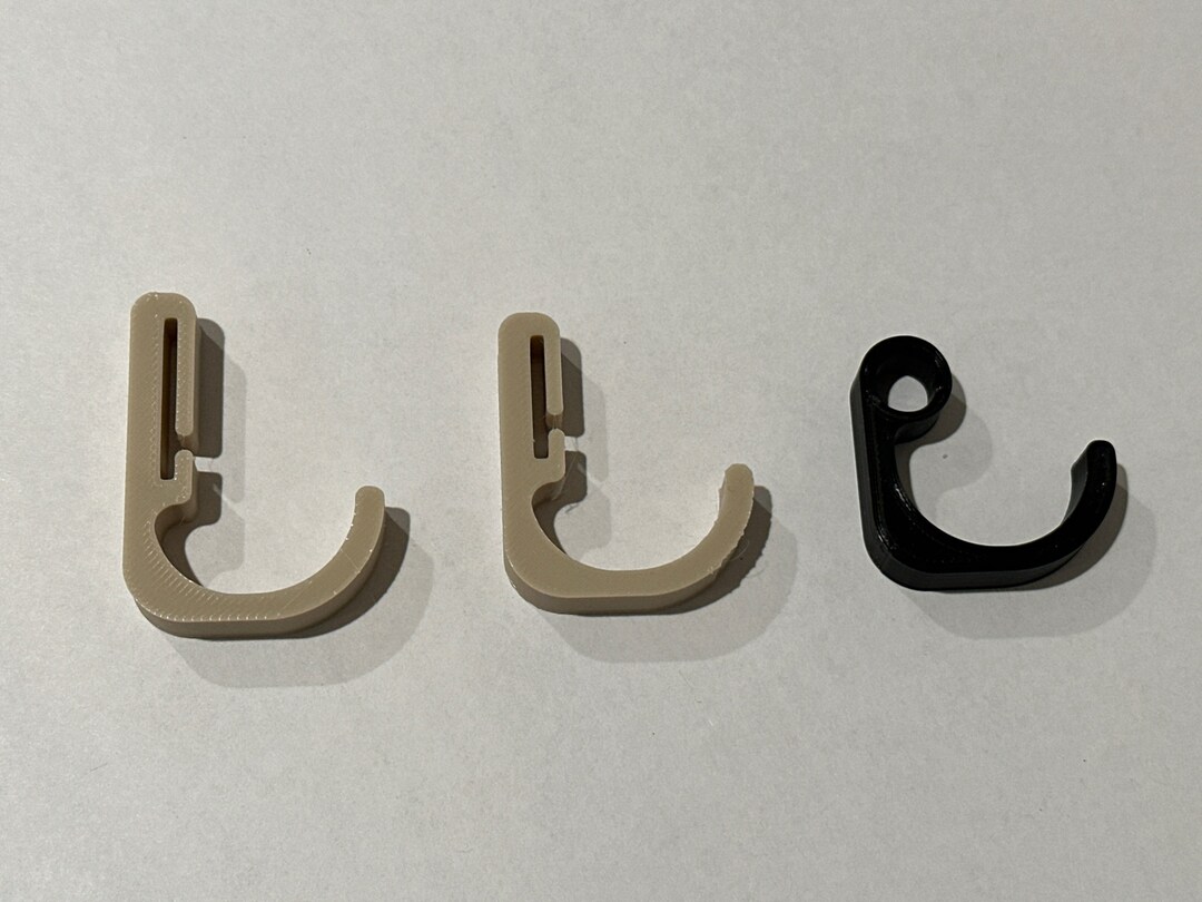 8mm Tether, 3/4” or 1” Strap Assist Hook - Sold in Pairs (3D Printed ...