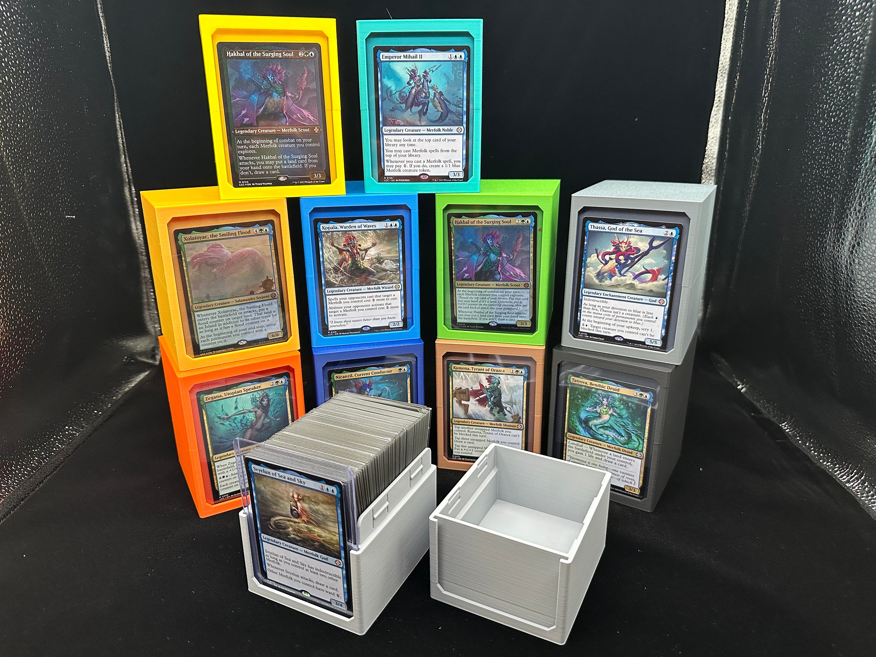 MTG Commander Deck Box With Front Card Slot - Multiple Size Options (3D ...