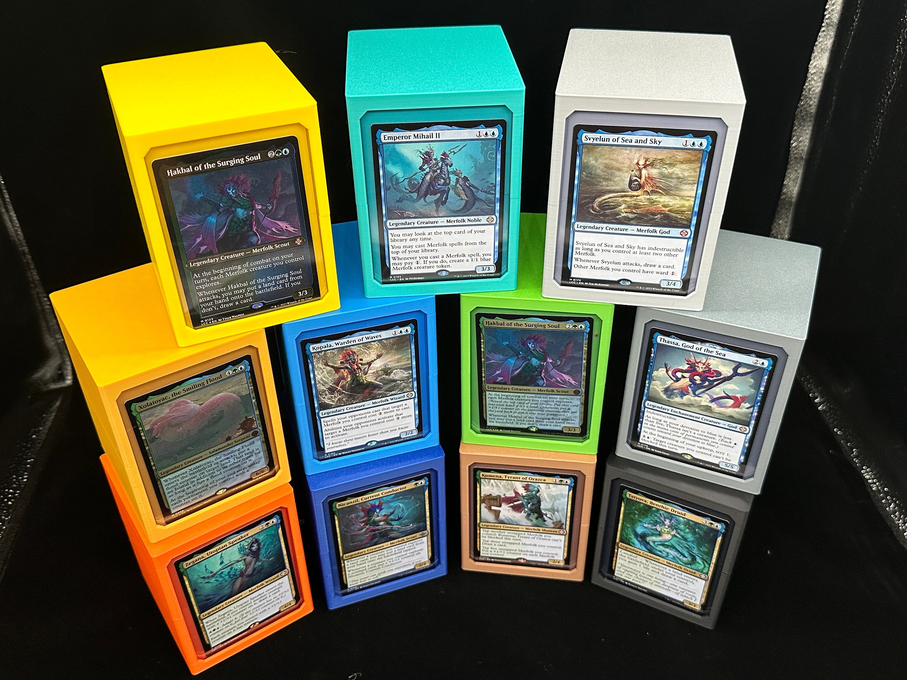 MTG Commander Deck Box With Front Card Slot - Multiple Size Options (3D ...