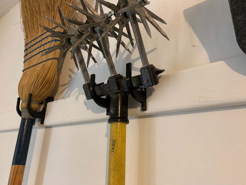 3D Printed Garage Tool Hangers: Yard Tool Organizer, Choose Your Color ...
