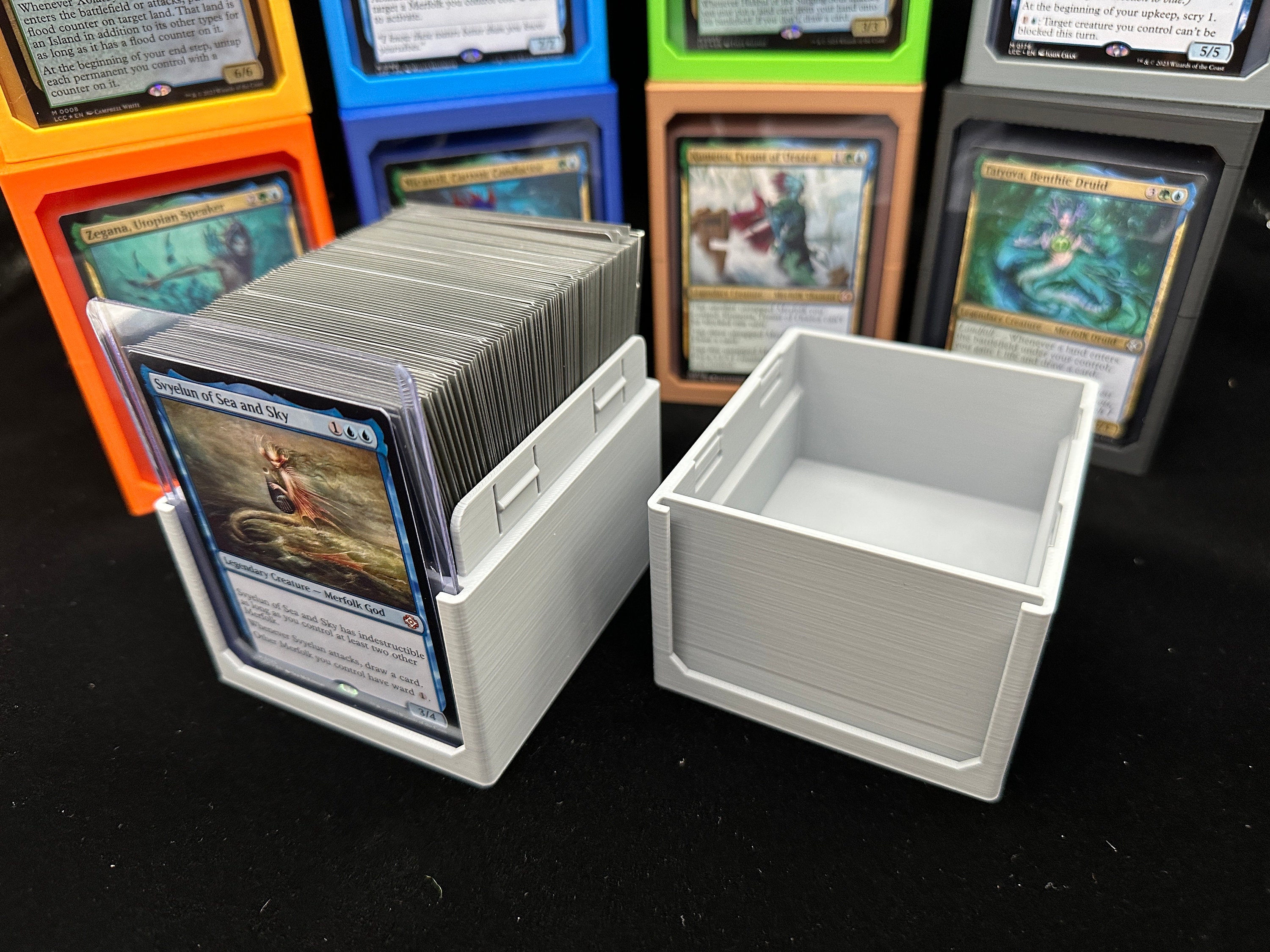 MTG Commander Deck Box With Front Card Slot - Multiple Size Options (3D ...