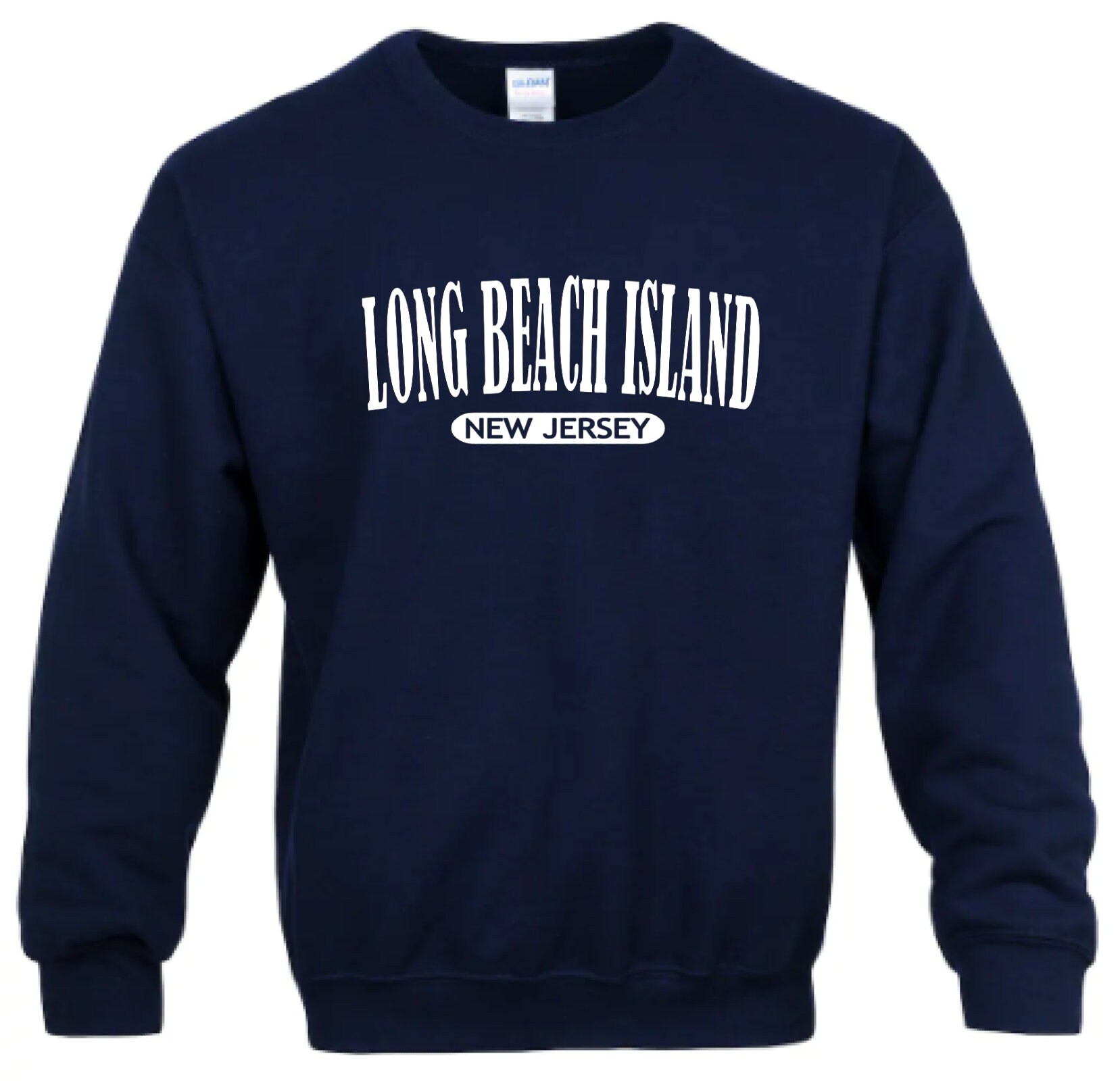 Long Beach Island Crew Neck, Beach Sweatshirt, LBI Shirt, NJ Beach, New ...