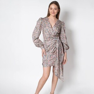 Tie Front Dress Sewing Pattern | Sizes EU 34-46 US 4-16 | PDF, Instant ...