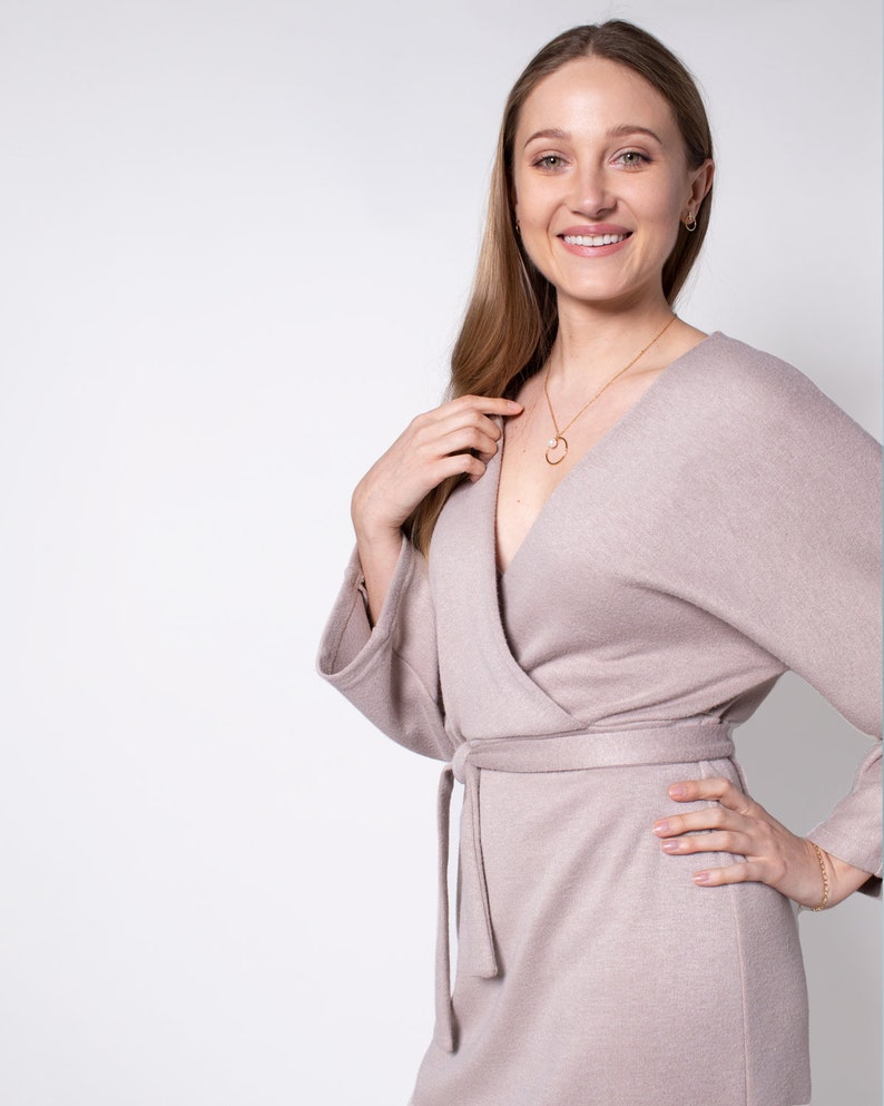 Kimono Wrap Dress Sewing Pattern | Sizes EU 34-46 US 4-16 | PDF ...