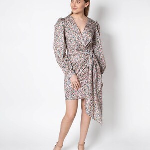 Tie Front Dress Sewing Pattern | Sizes EU 34-46 US 4-16 | PDF, Instant ...