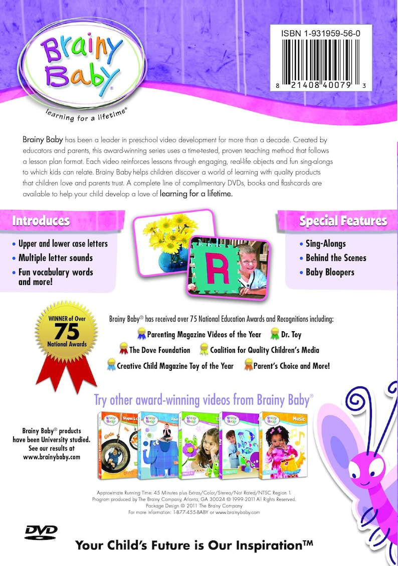 Brainy Baby® Abcs DVD - Etsy