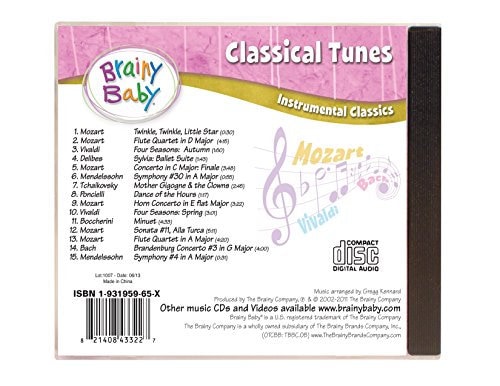 Brainy Baby Music Cds Original Music Heard on Brainy Baby Videos ...