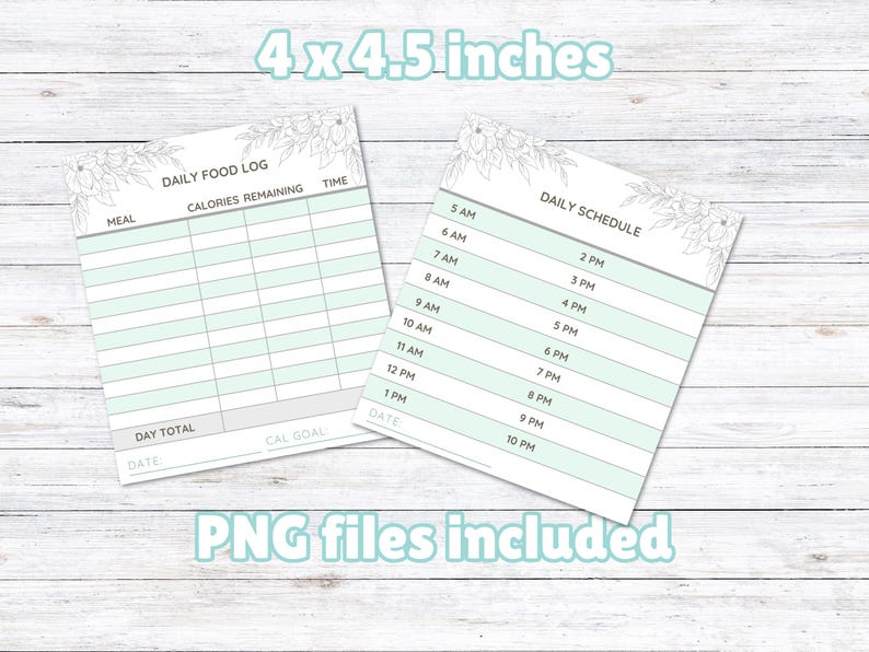 Printable Notepad Tracker Bundle, Habit Tracker, Daily Schedule, Daily ...