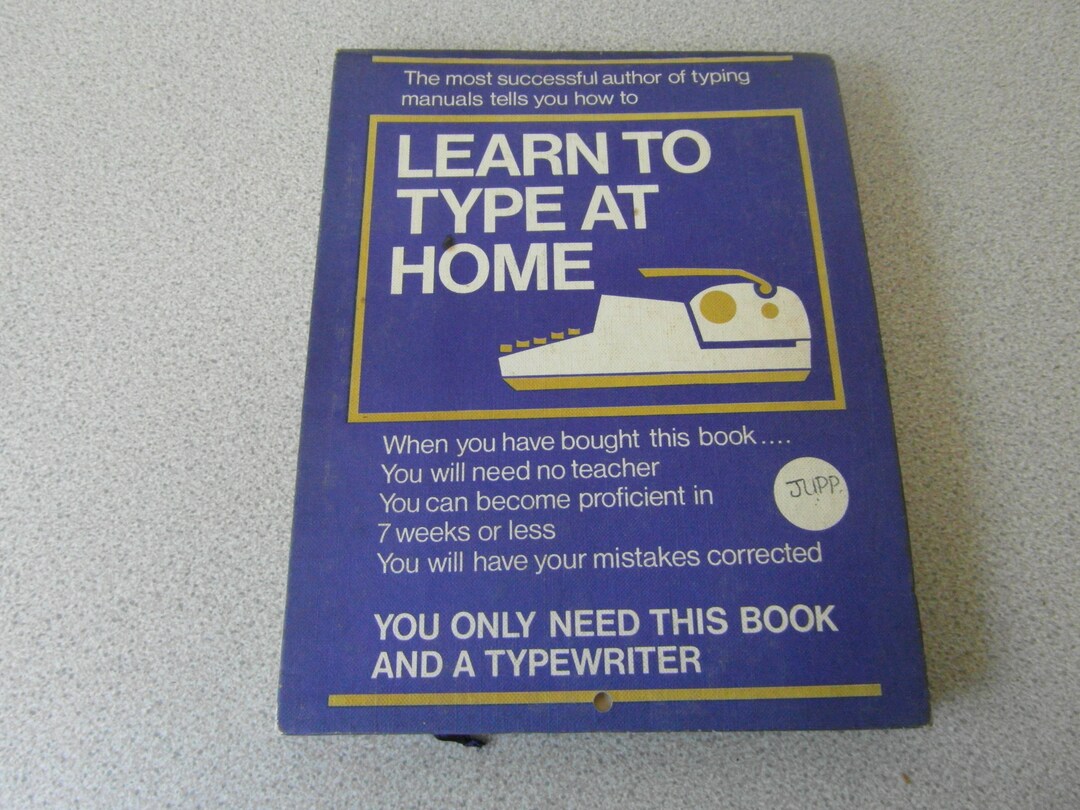 Learn to Type at Home R. Kesteven Hardback Book 1969 - Etsy