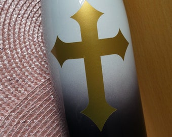 Large Cross Decal - Etsy