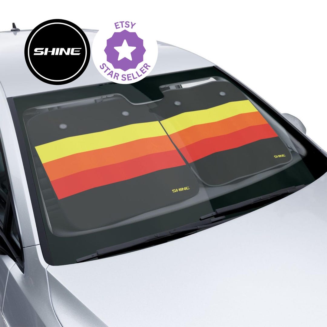 Toyota TRD Windshield Sun Shade: Racing Stripe, UV Protection (28" X 28 ...