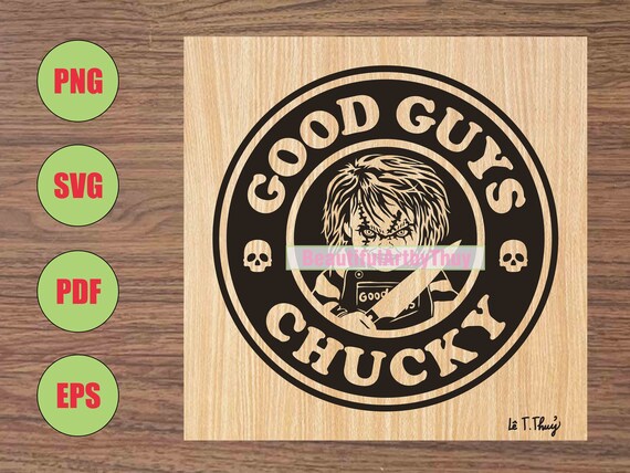 Chucky Starbucks Inspired SVG Good Guys Chucky Horror Movie - Etsy ...