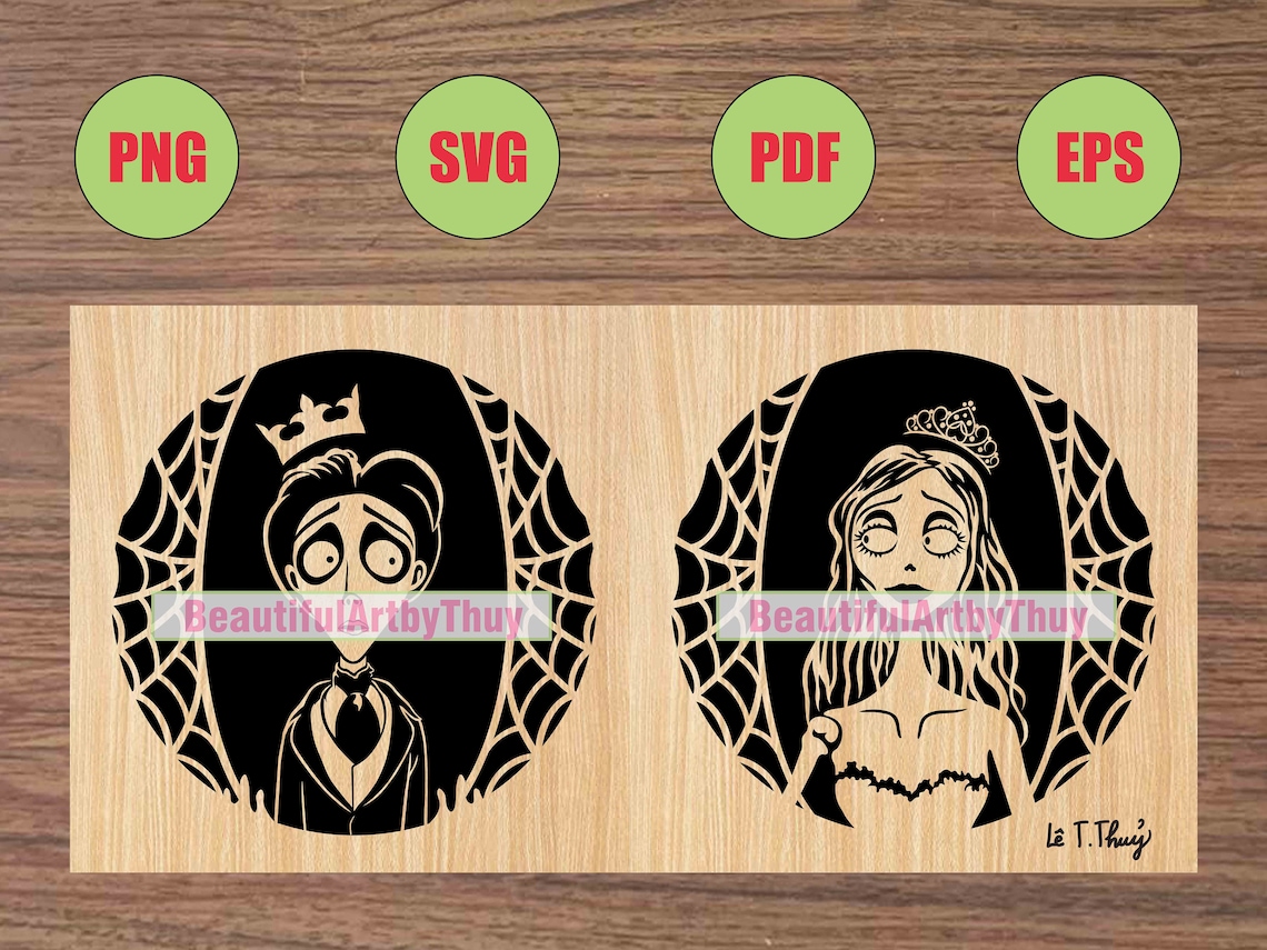 Victor and Emily SVG, Corpse Bride SVG, Gothic Couple Shirt, Halloween ...